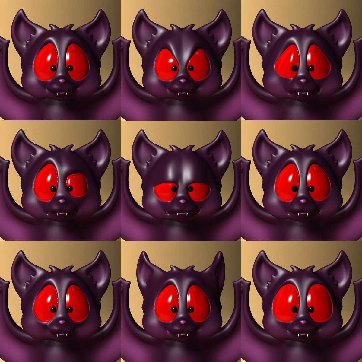 ArtStation - Cartoon Bat RIGGED and Animated | Resources