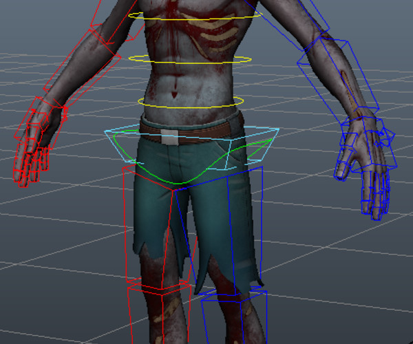 ArtStation - Fully Rigged Zombie | Resources