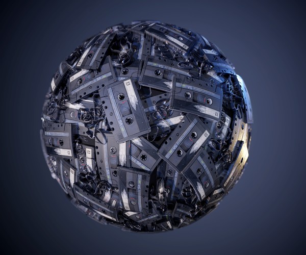ArtStation - Plastic Cassette Tape Seamless PBR Texture | Game Assets