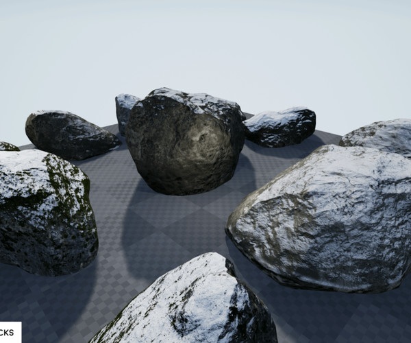 ArtStation - Photorealistic Rocks - UE4 | Game Assets