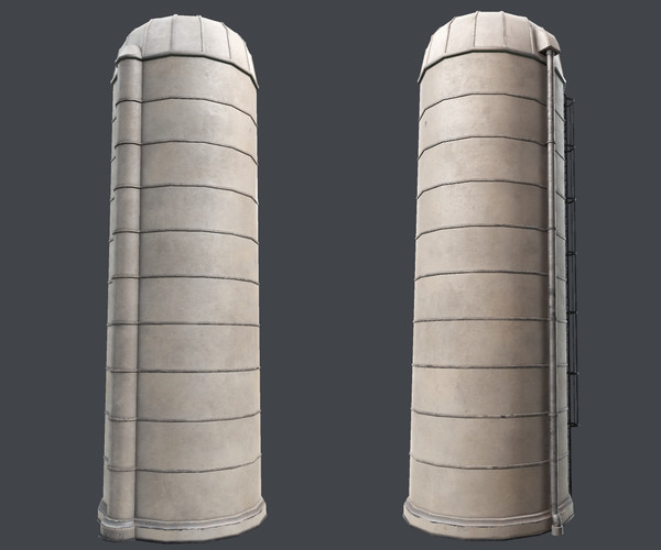 ArtStation - Farm Silo 1 PBR | Game Assets