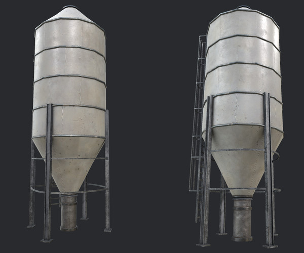 ArtStation - Farm Silo 3 PBR | Game Assets