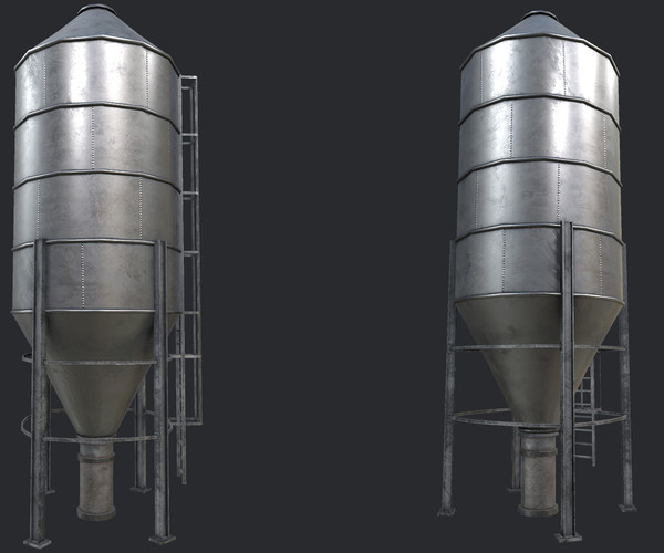 ArtStation - Farm Silo 4 PBR | Game Assets