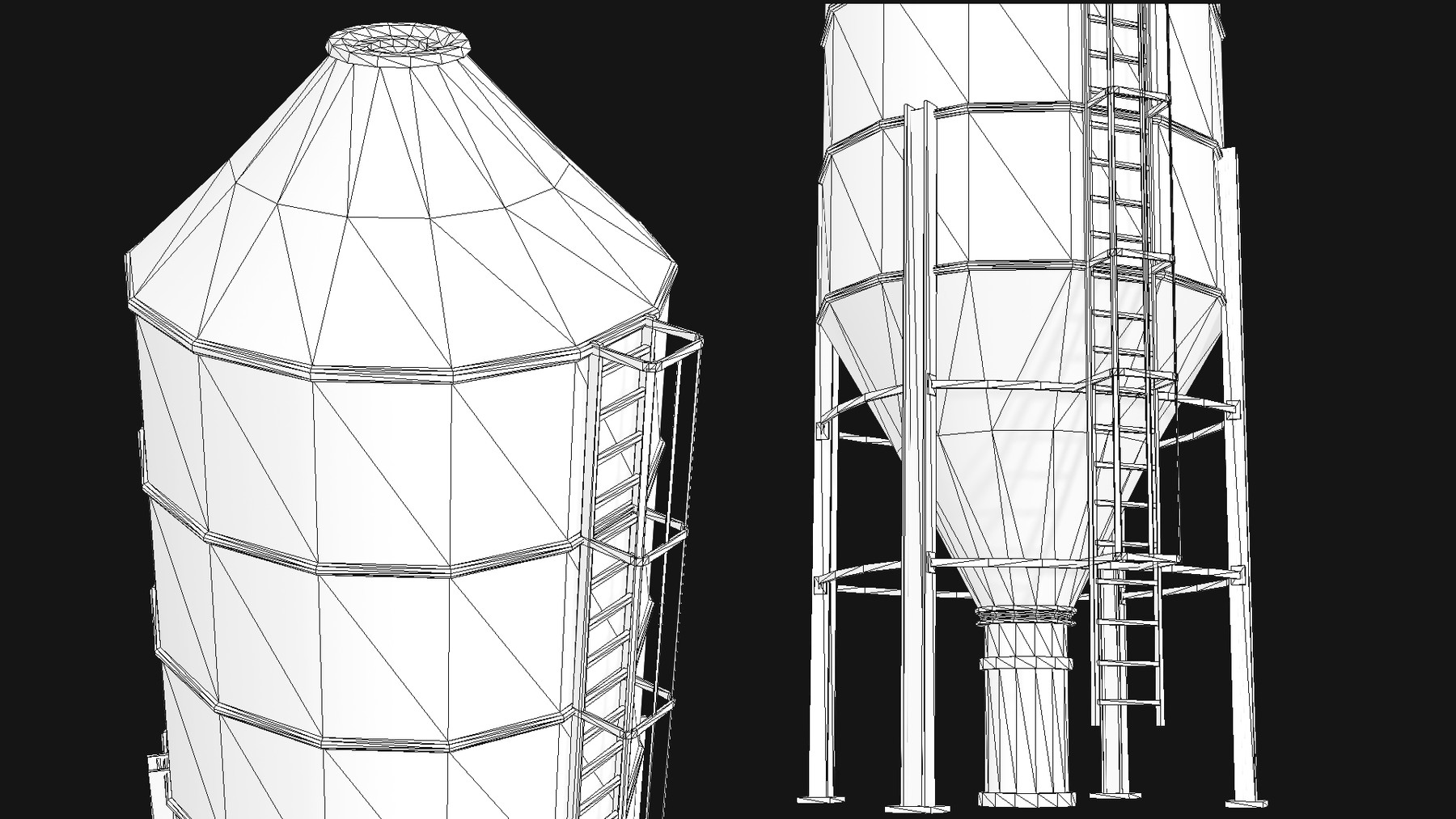 ArtStation - Farm Silo 4 PBR | Game Assets