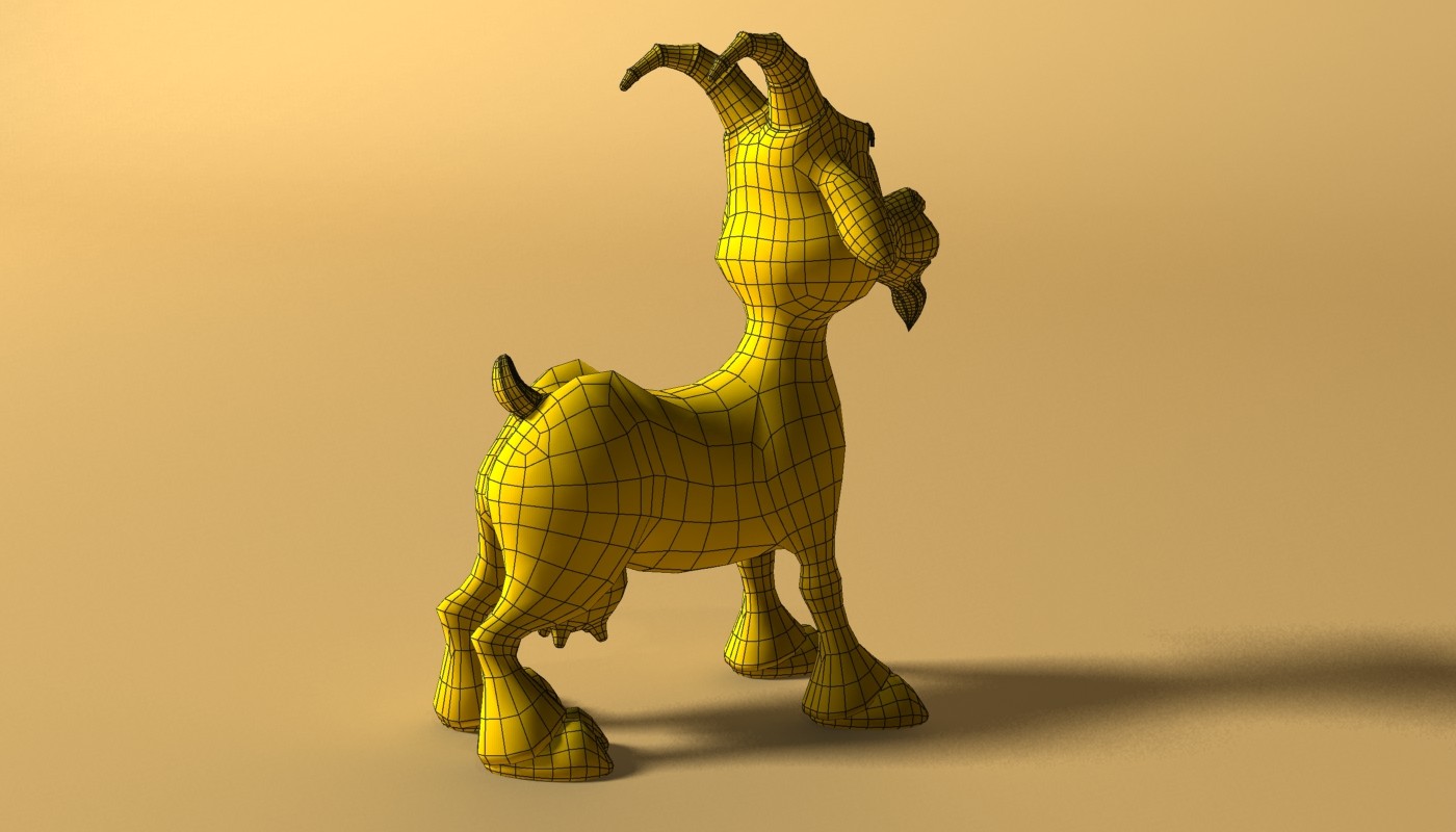 ArtStation - cartoon goat Rigged | Resources