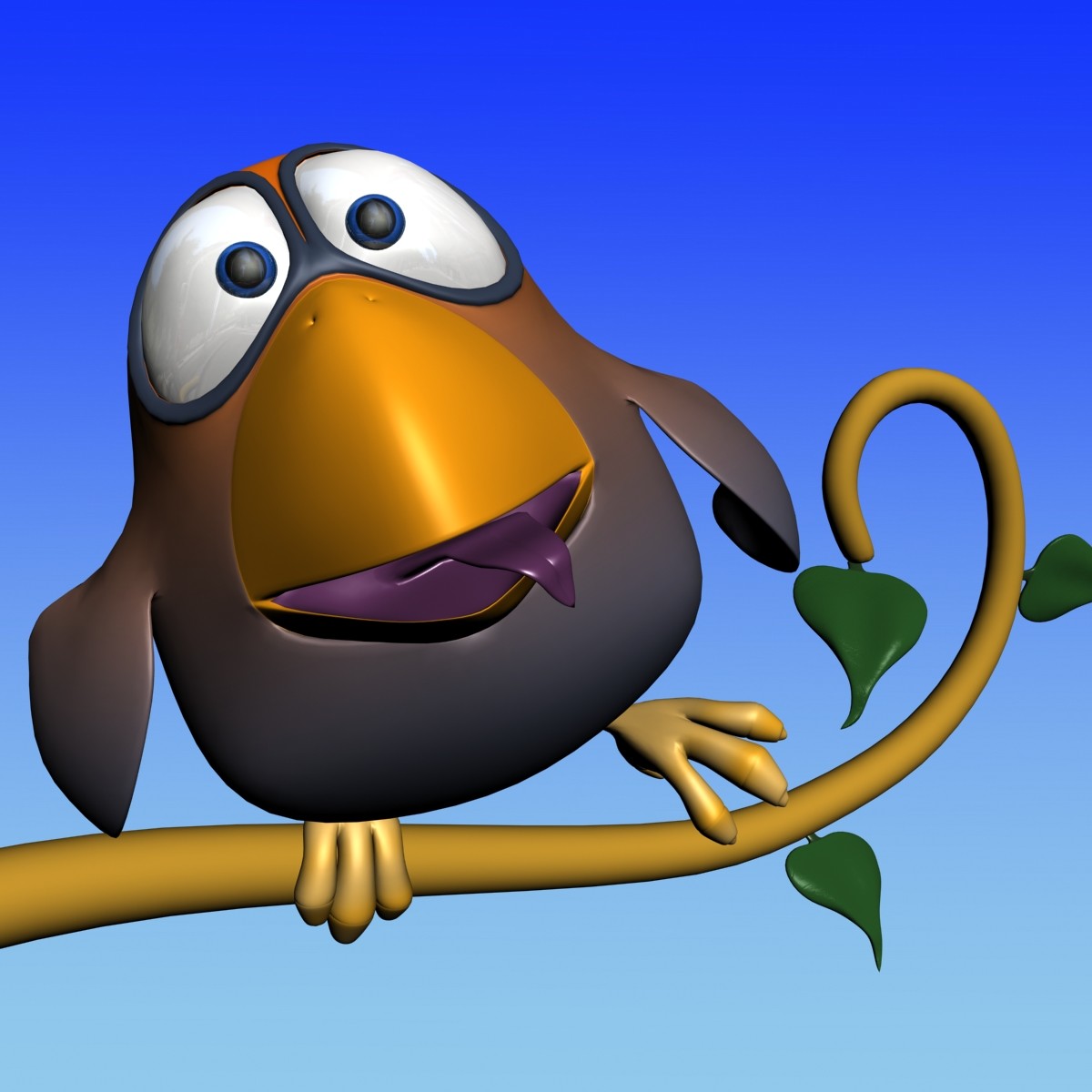 ArtStation - Cartoon Bird Rigged | Resources
