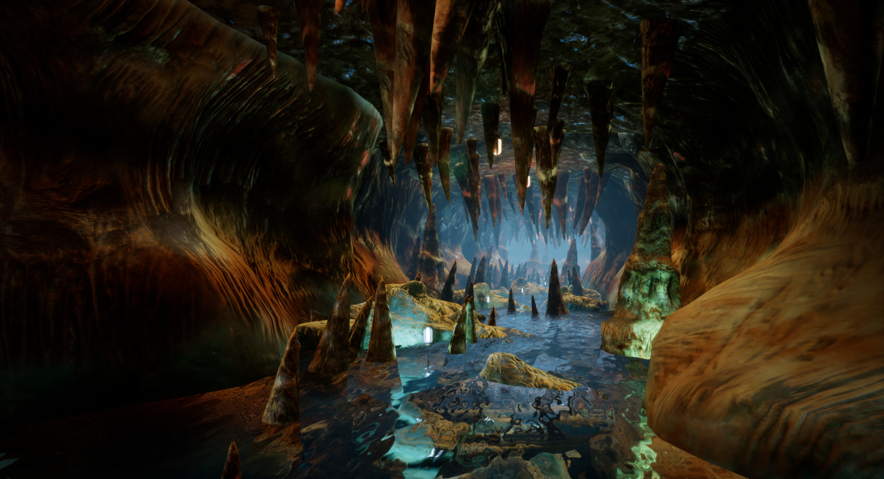 ArtStation - UE4 Cave Environment Scene | Game Assets