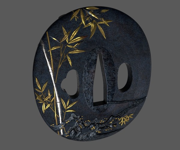 ArtStation - Japanese Sword, model a photo-real Katana | Tutorials