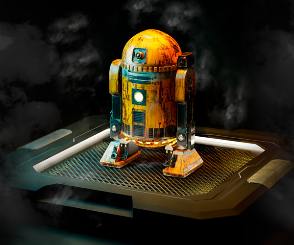 ArtStation - R2-D2 | After Battle | Resources