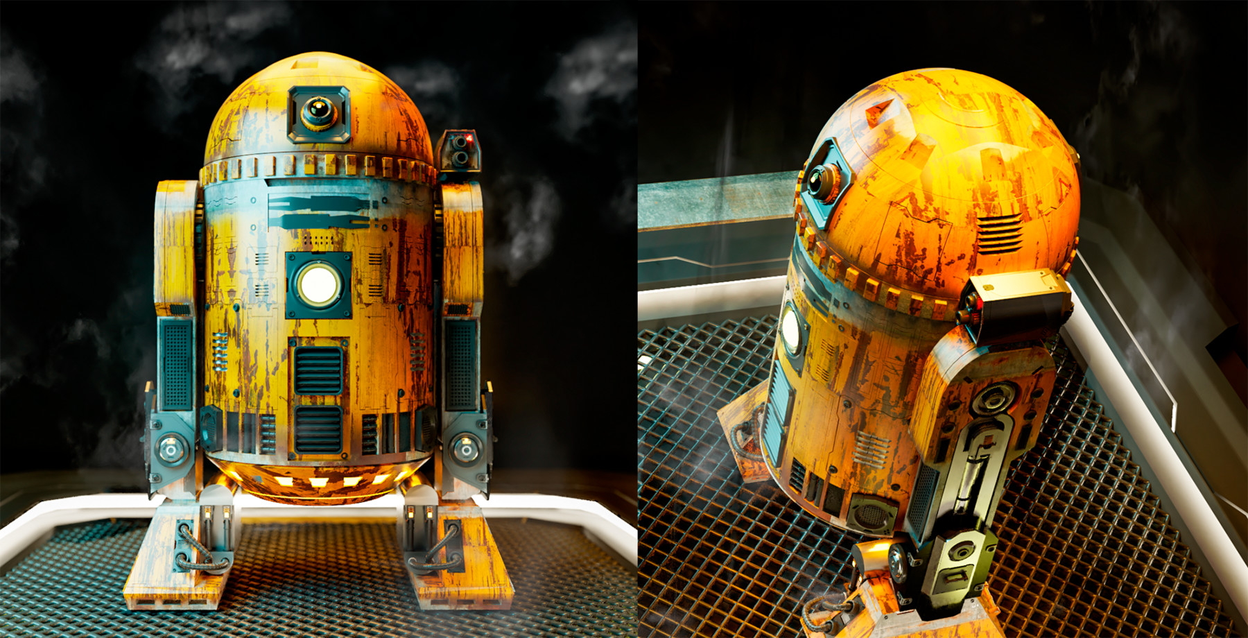 ArtStation - R2-D2 | After Battle | Resources