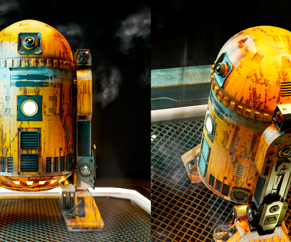 ArtStation - R2-D2 | After Battle | Resources