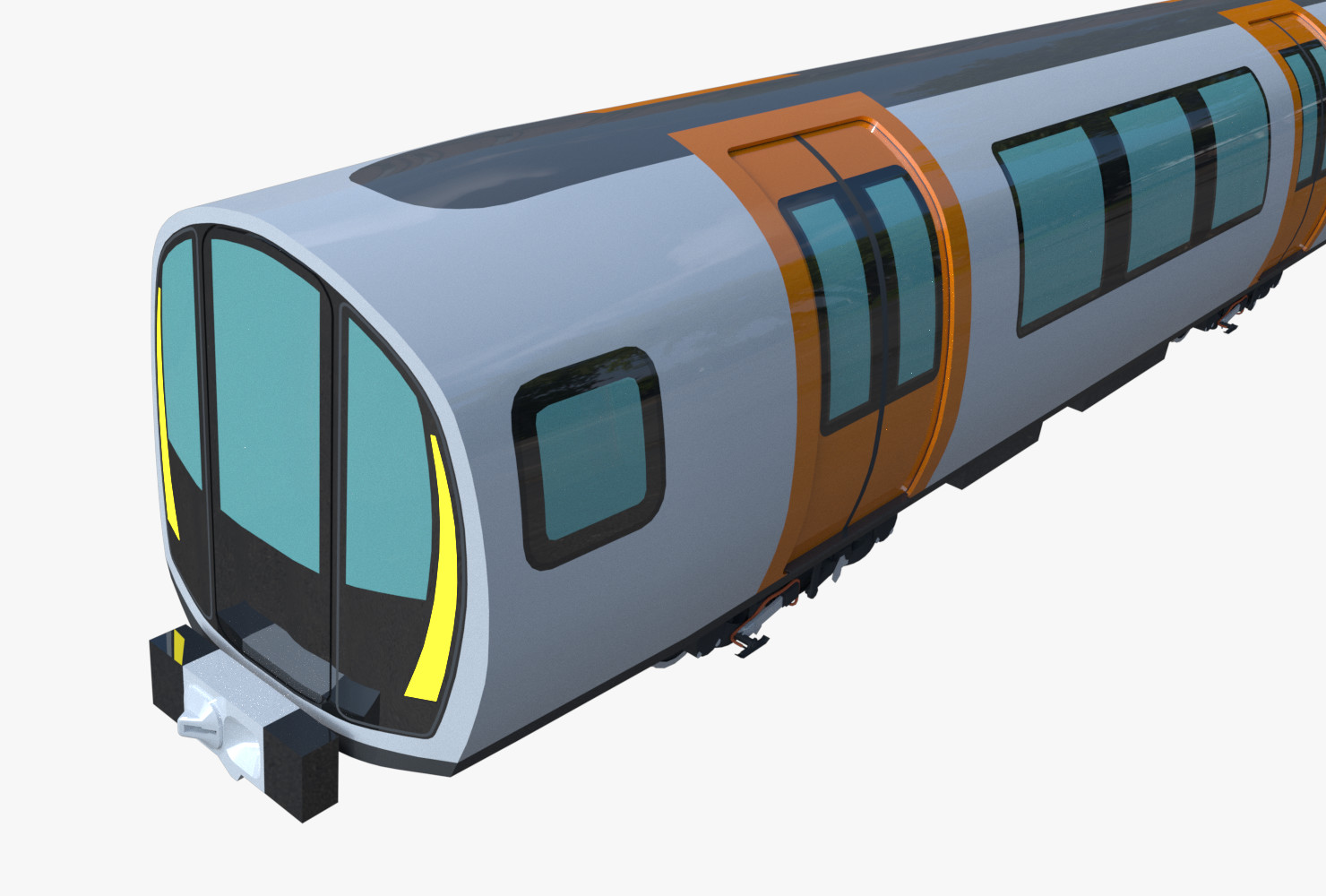 ArtStation - Modern subway cars | Resources