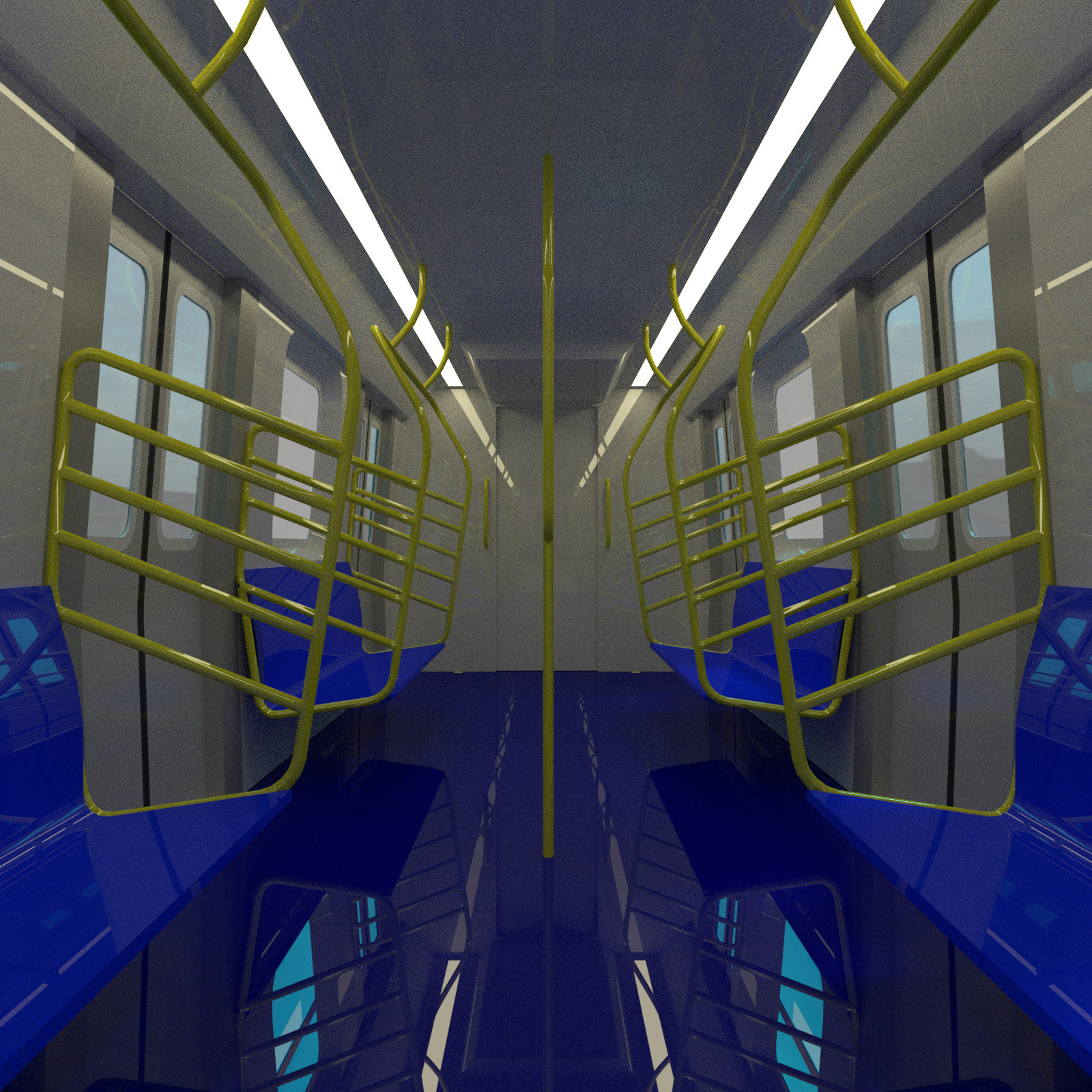 ArtStation - Modern subway cars | Resources