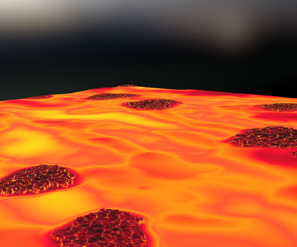 ArtStation - Animated Procedural Stylized Lava Substance - 3 pack ...