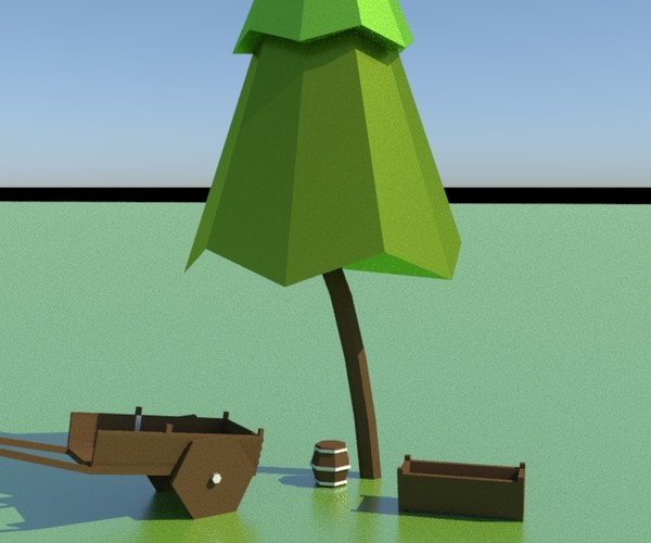 ArtStation - Low poly assets. | Game Assets