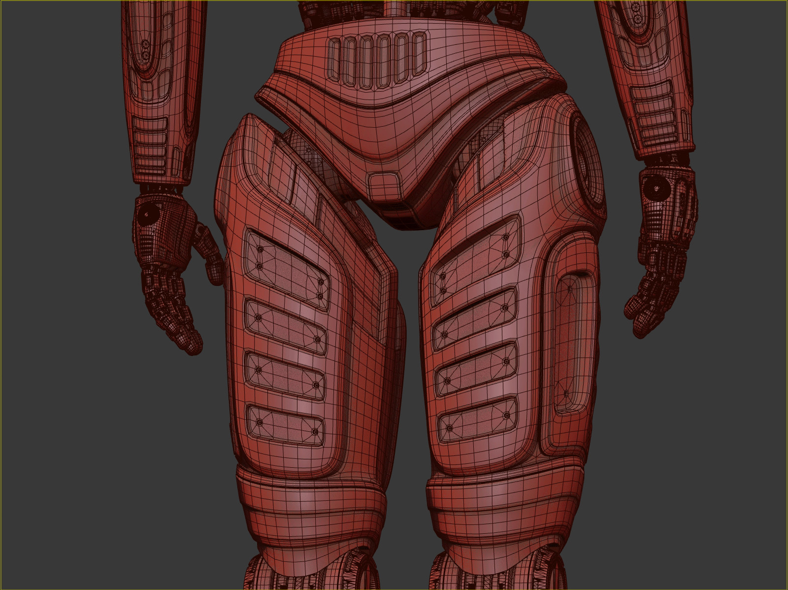 ArtStation - Futuristic Robot Man RIGGED (3ds MAX 2016 and OBJ) | Resources