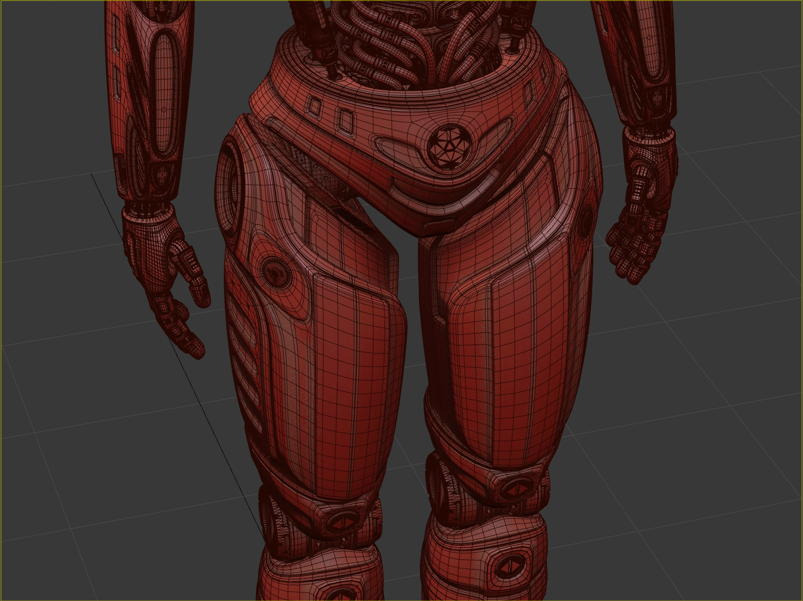 ArtStation - Futuristic Robot Man RIGGED (3ds MAX 2016 and OBJ) | Resources