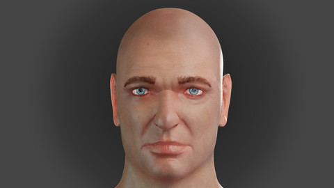 ArtStation - Male Head | Game Assets