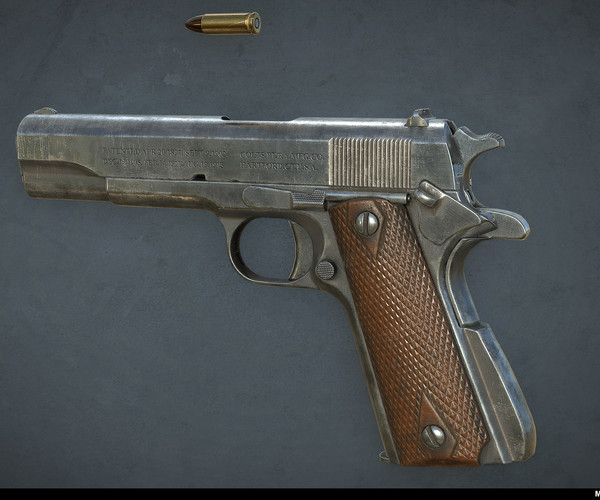 ArtStation - M1911 - Game Ready | Game Assets