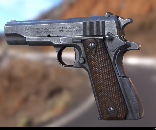 ArtStation - M1911 - Game Ready | Game Assets