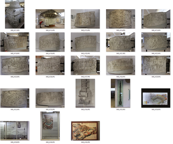 ArtStation - Roman Trajan's Column Relief Reference Set | Resources