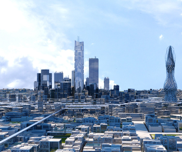 ArtStation - Future City HD 2019 | Resources