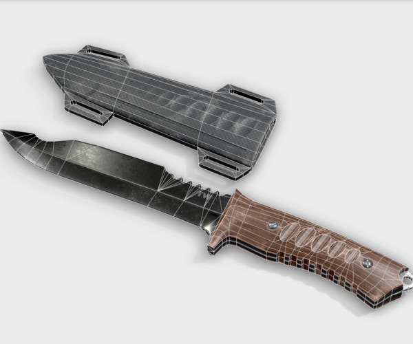 ArtStation - Combat Knife | Game Assets