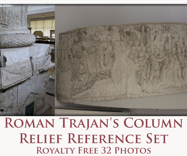 ArtStation - Roman Trajan's Column Relief Reference Set | Resources