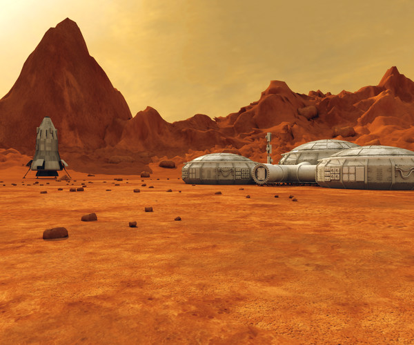 ArtStation - Mars Environment 3D model | Resources