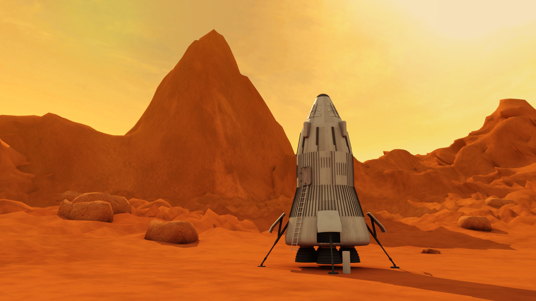 ArtStation - Mars Environment 3D model | Resources