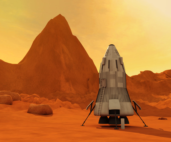 ArtStation - Mars Environment 3D model | Resources