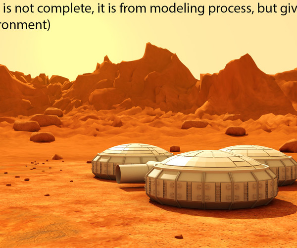 ArtStation - Mars Environment 3D model | Resources