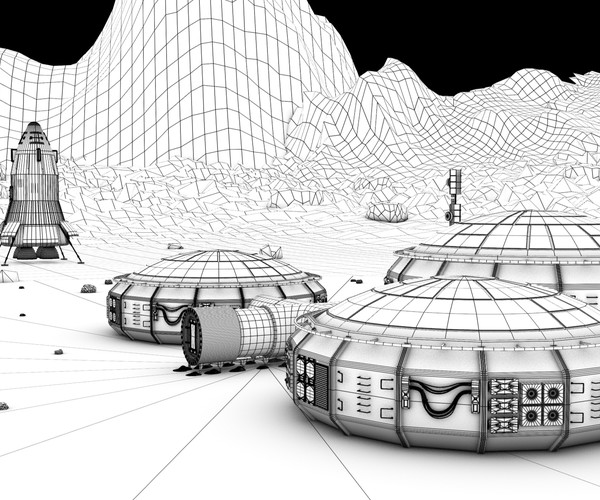 ArtStation - Mars Environment 3D model | Resources