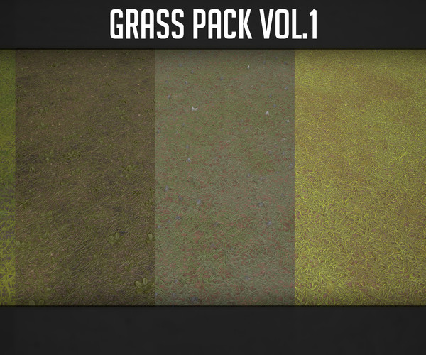 ArtStation - Grass Pack Vol.1 | Game Assets