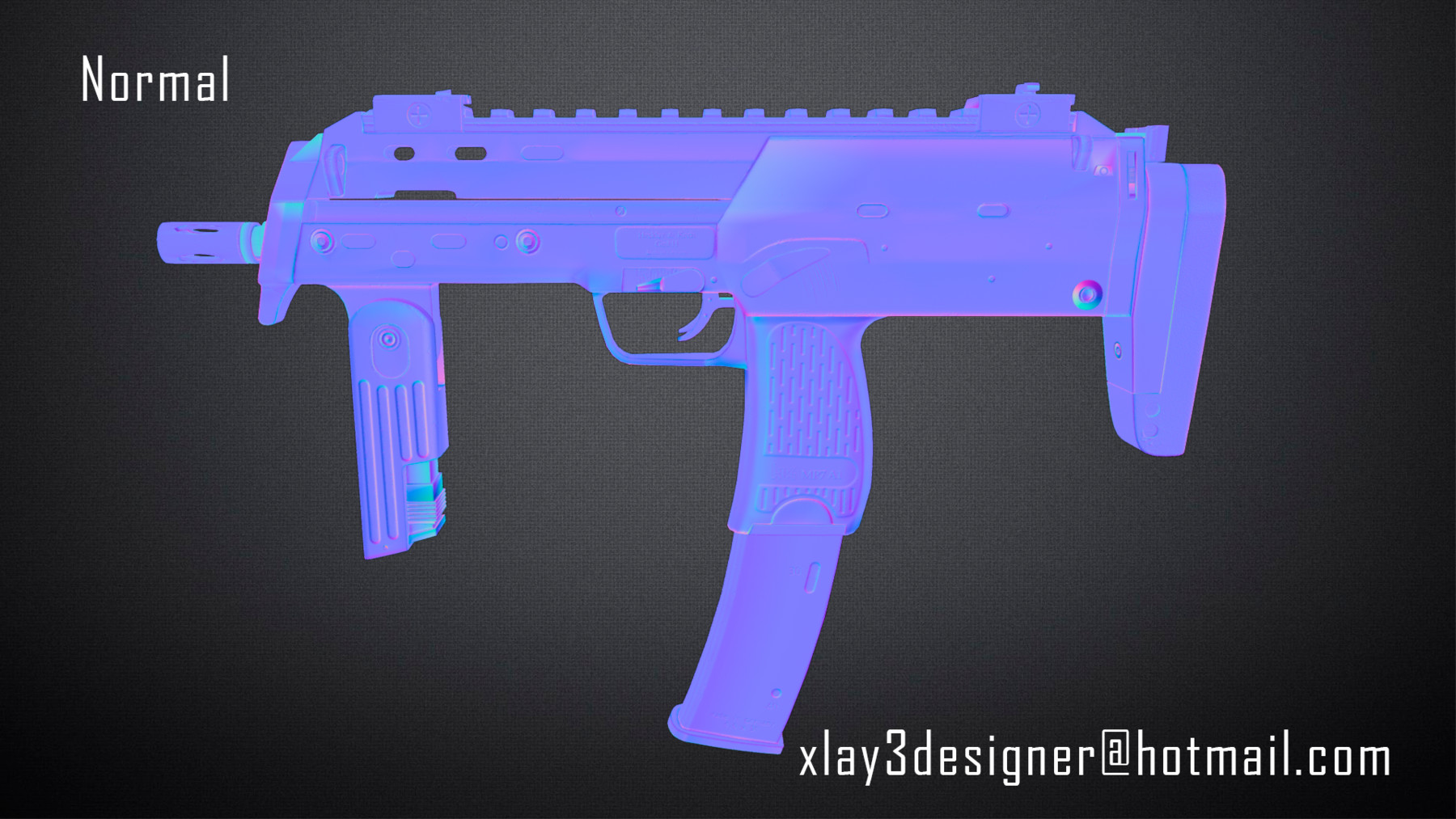 ArtStation - H&K MP7 Gun / Game ready | Game Assets