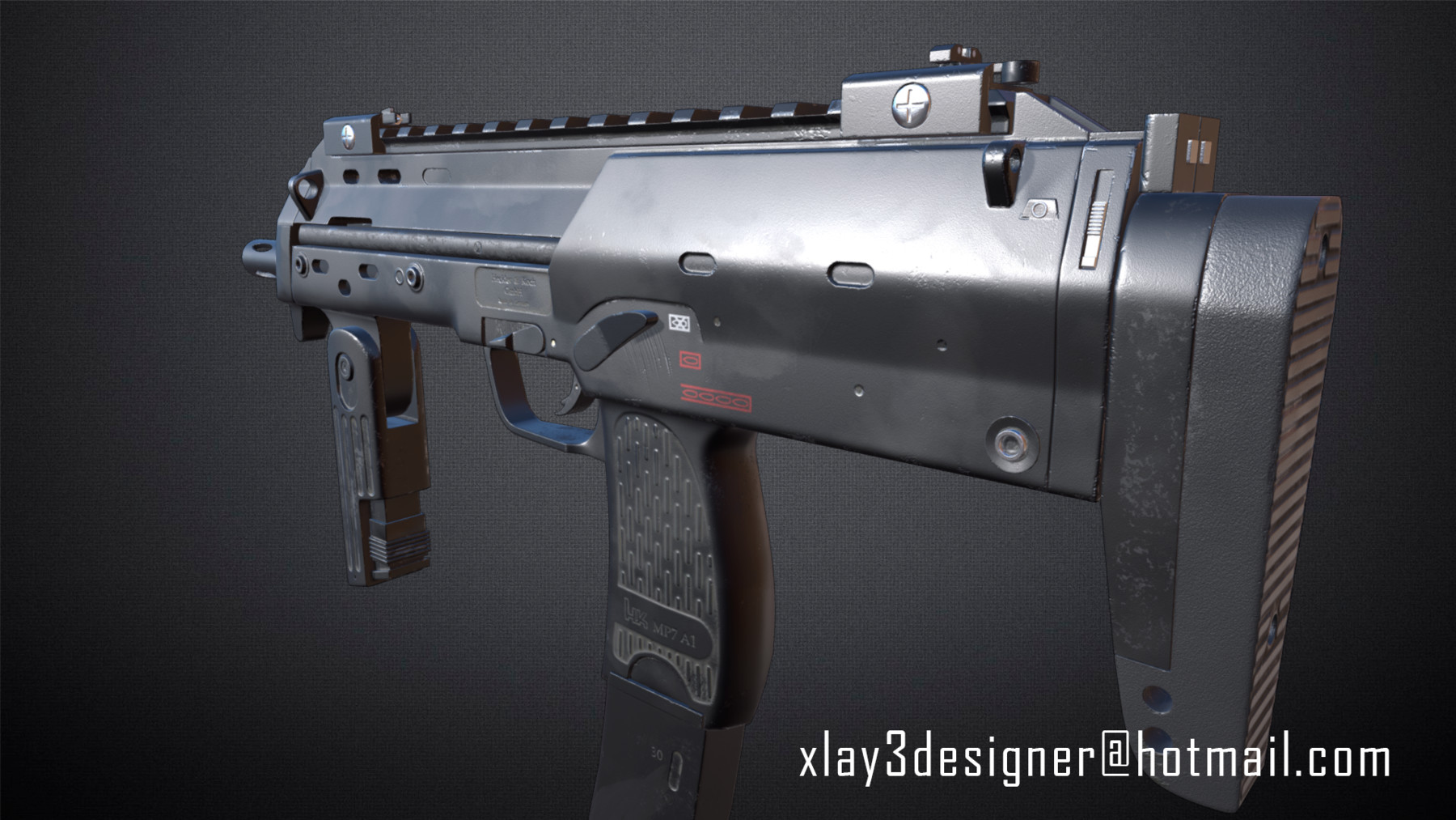 ArtStation - H&K MP7 Gun / Game ready | Game Assets