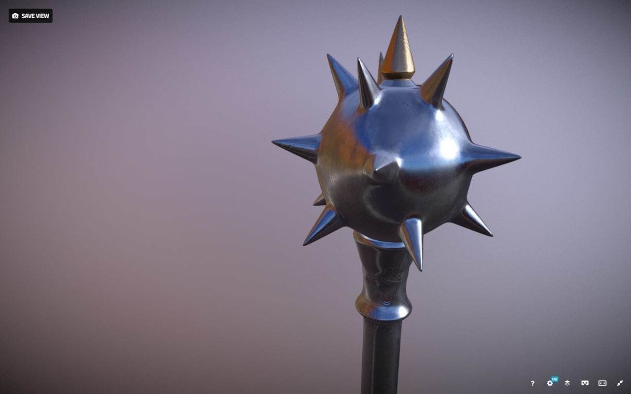 ArtStation - Mace - Medieval/Fantasy - Game Ready | Game Assets