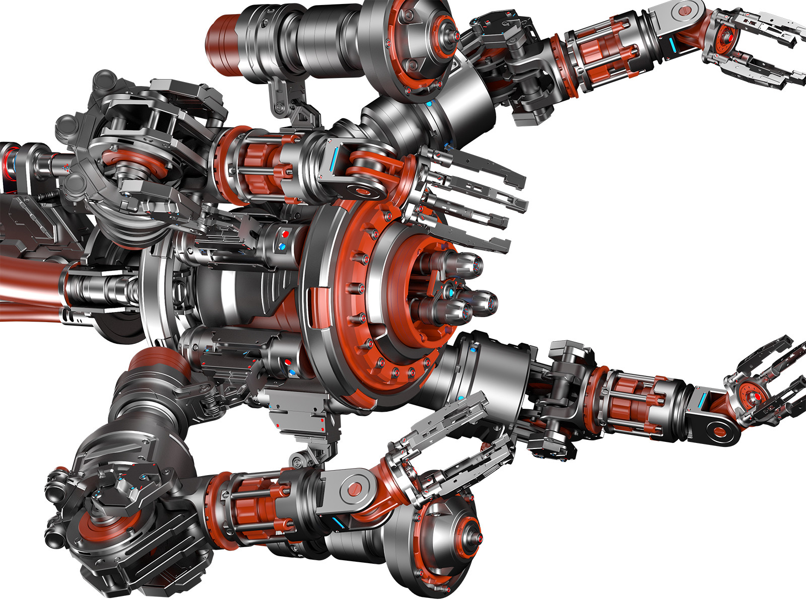 ArtStation - Assembly Robot Rigged 3D Model | Resources