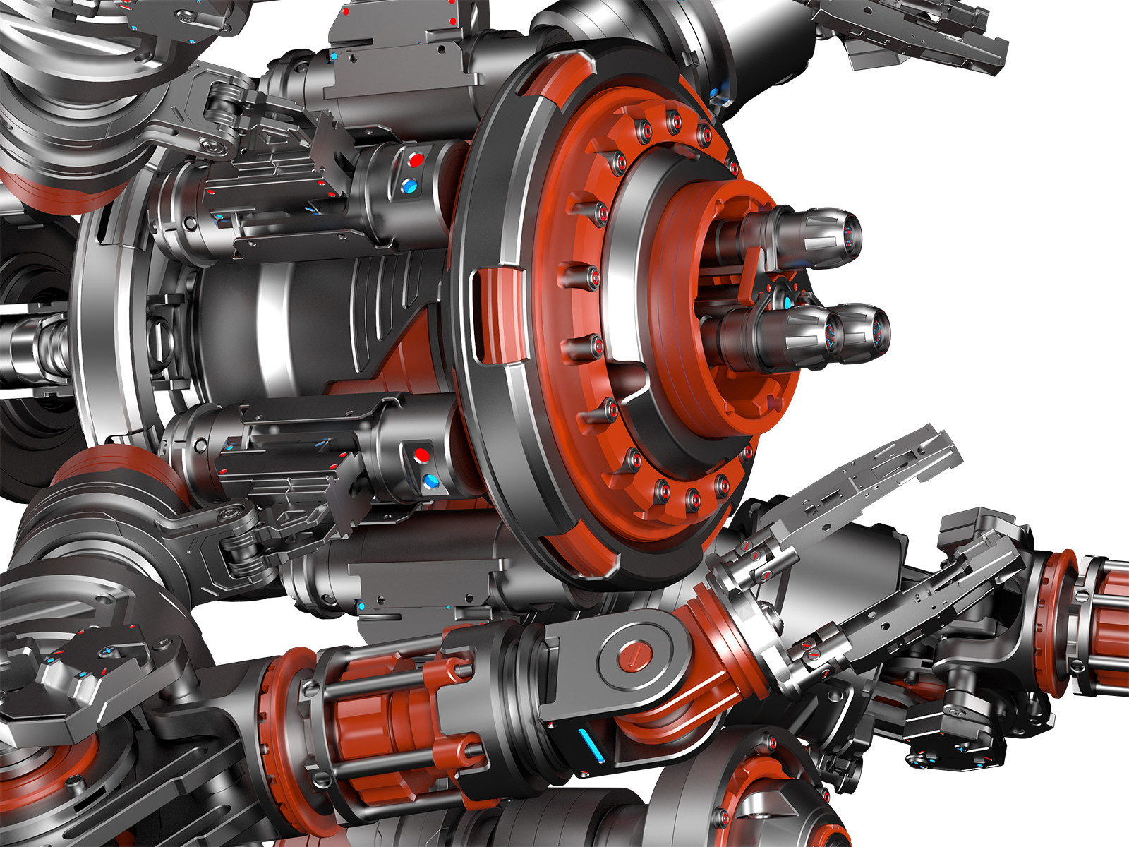 ArtStation - Assembly Robot Rigged 3D Model | Resources