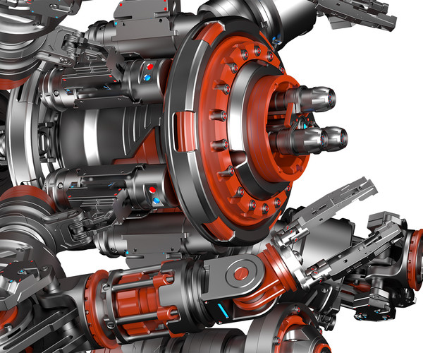 ArtStation - Assembly Robot Rigged 3D Model | Resources