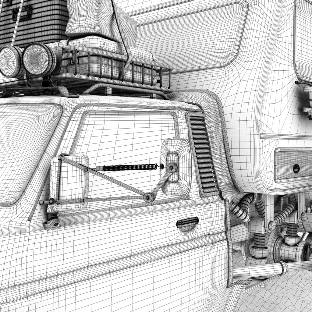 ArtStation - Post Apocalyptic Caravan Truck | Resources