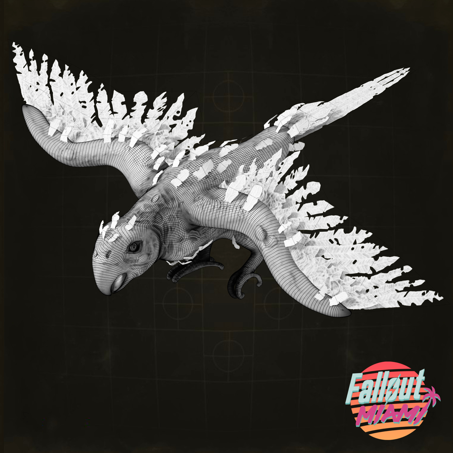 ArtStation - Green Bird Monster | Game Assets