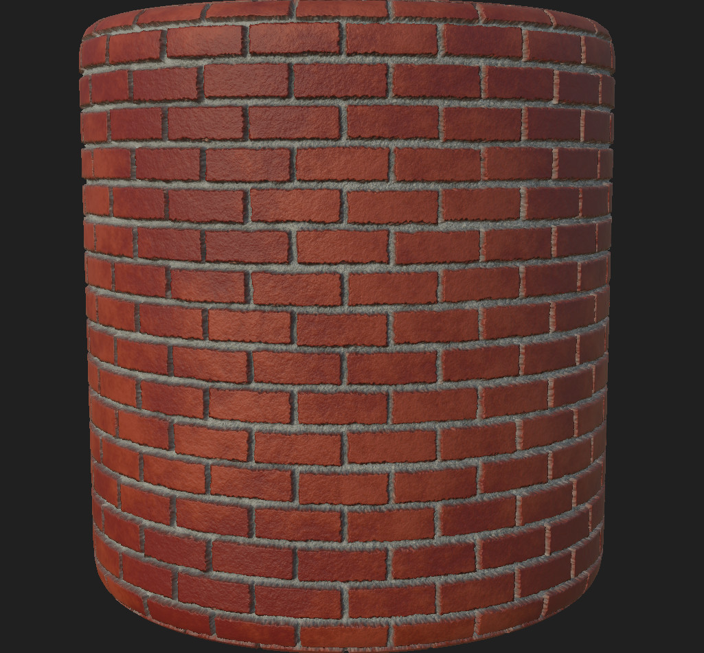 ArtStation - Red Brick Wall_Material | Game Assets