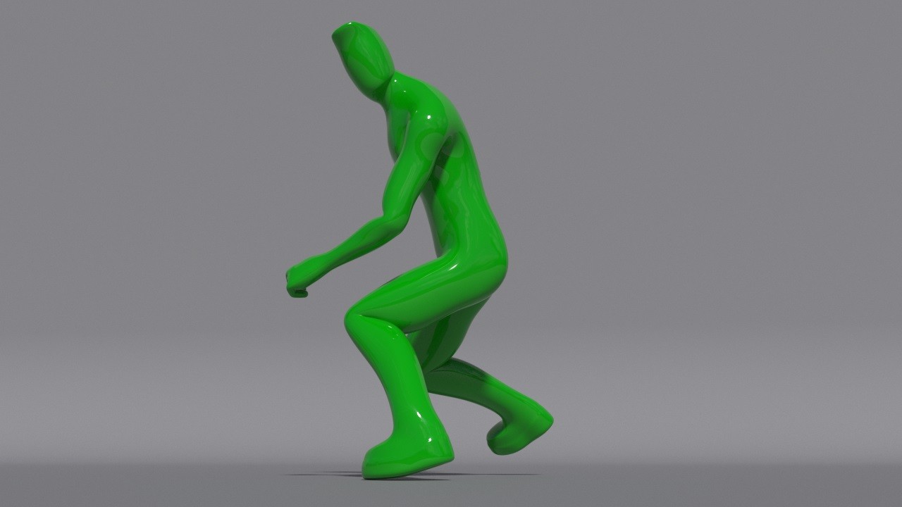ArtStation - Green Dude - Maya rig | Resources