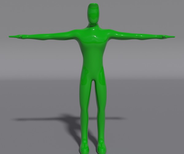 ArtStation - Green Dude - Maya rig | Resources