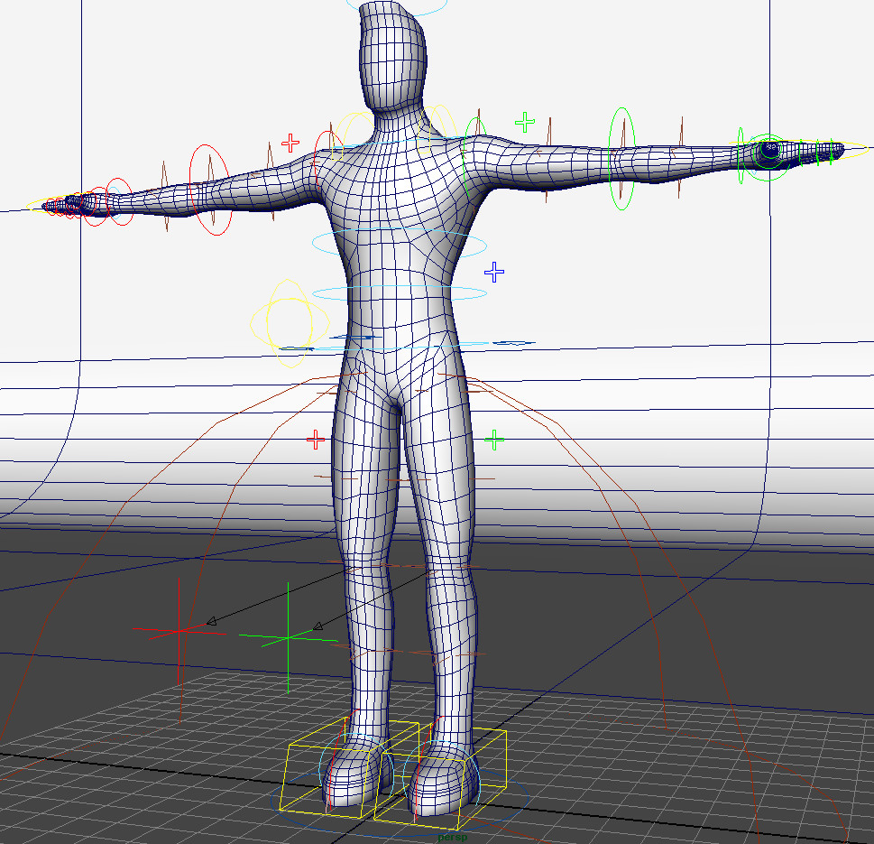 ArtStation - Green Dude - Maya rig | Resources