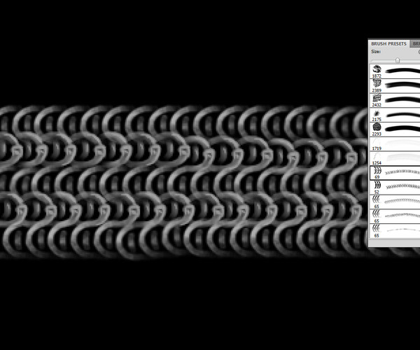 ArtStation - Easy Chainmail Photoshop Brushes Pack | Brushes