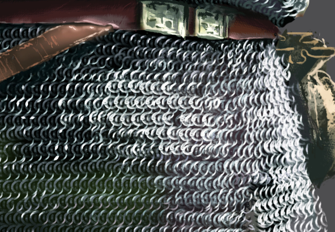 ArtStation - Easy Chainmail Photoshop Brushes Pack | Brushes