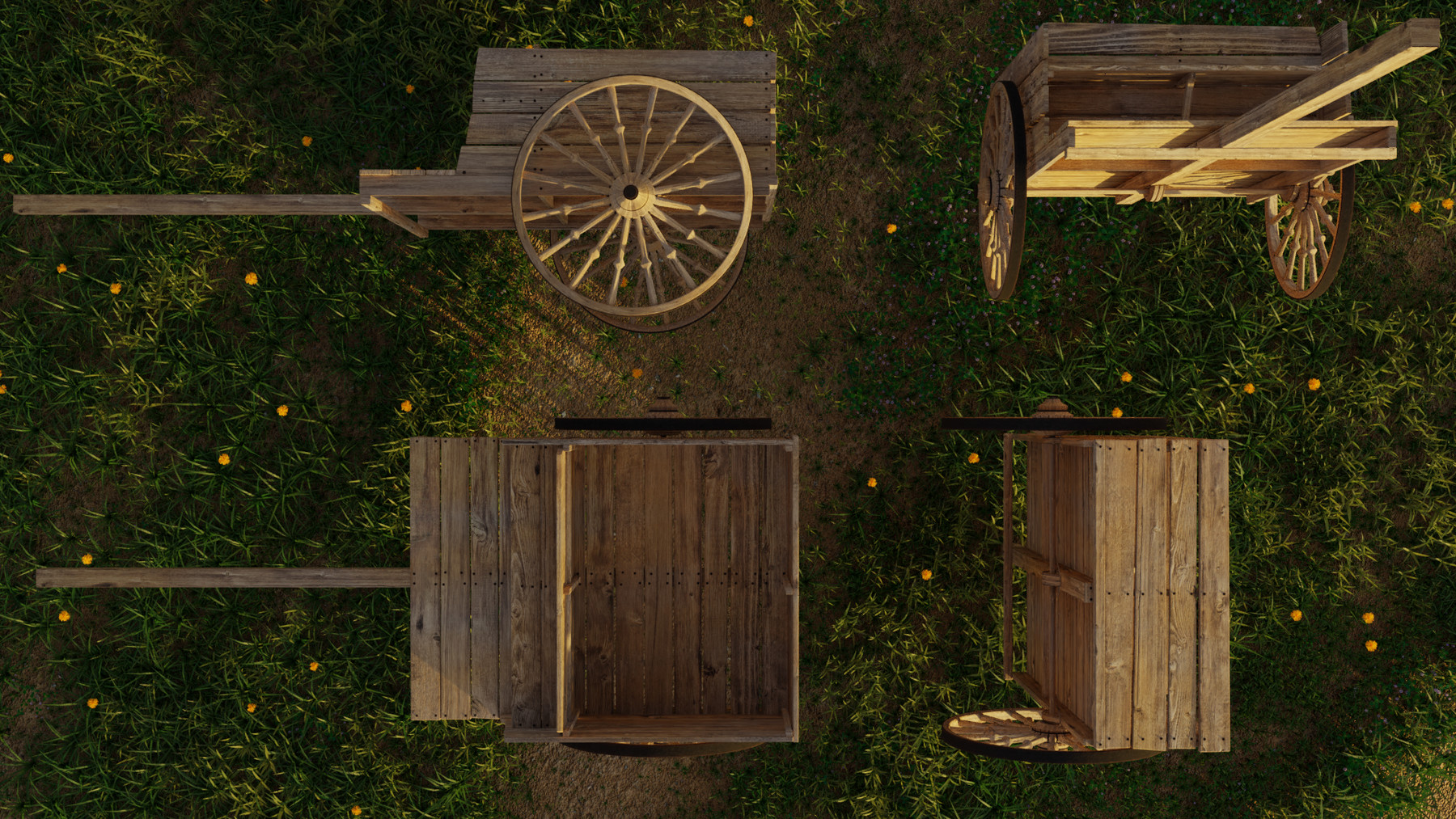 ArtStation - Wooden Cart | Resources