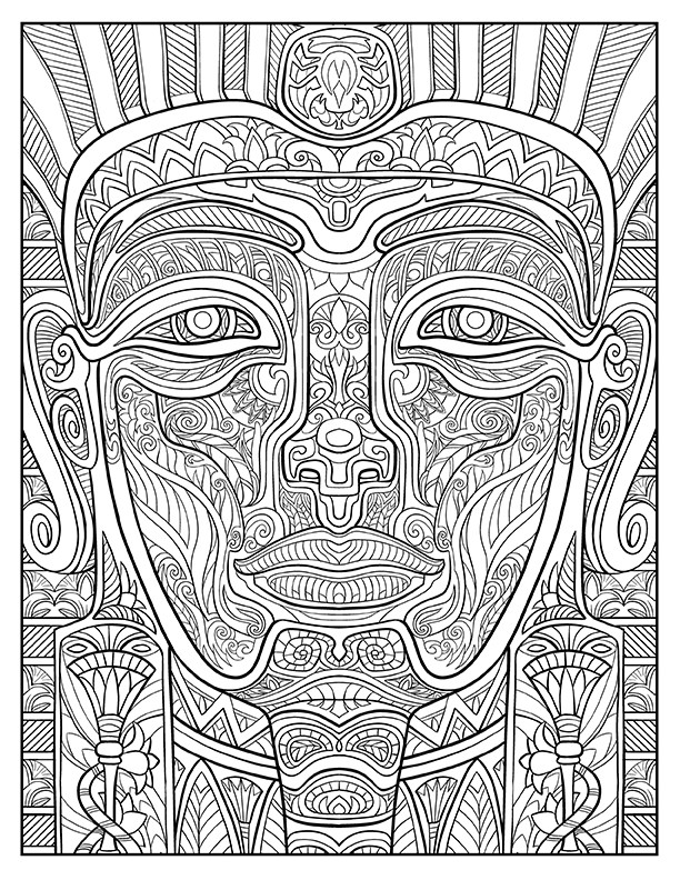 ArtStation - Intricate Faces - Highly detail illustration, mask designs ...